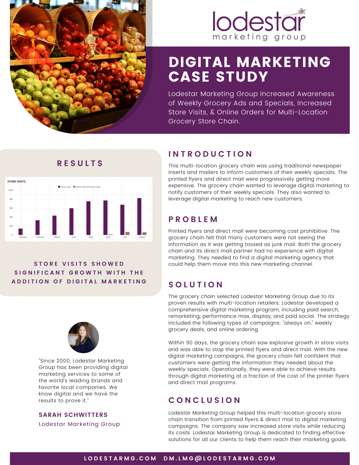 Case Study: Digital Marketing Strategy Helps Grocery Chain Increase Awareness And Store Visits